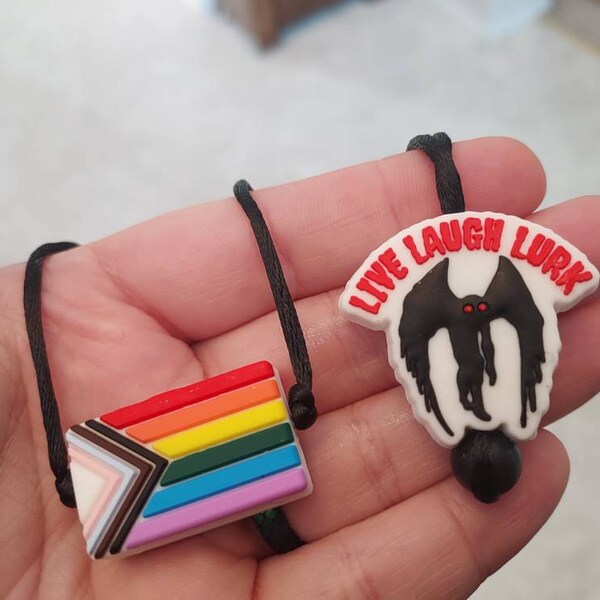 Fidget Jewelry Progress Pride Flag Necklace - Etsy