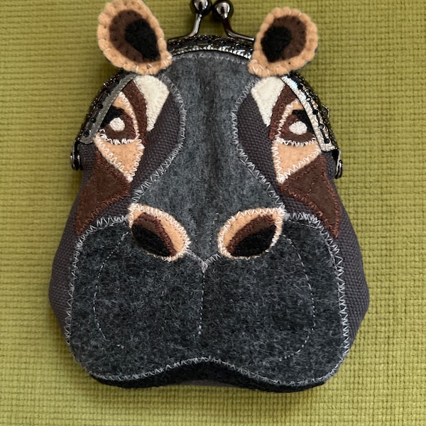 Squirrel Purse, Squirrel Snap Purse, Squirrel Coin Purse, Felt Squirrel ...