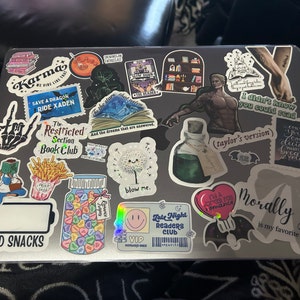 Bookish Sticker Bundle, 10 Piece Sticker Bundle, Booktok Stickers ...
