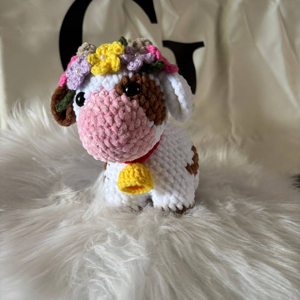 Wooly Cow Crochet Pattern: Large & Mini Plush Toy (digital Pattern) - Etsy
