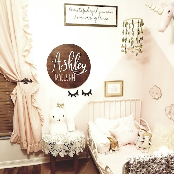 Girls Nursery Sign | Girls Room Sign | Beautiful Girl You're Going to ...
