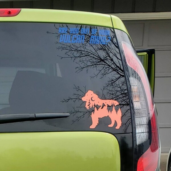 Adventure Aussie Decal, Aussie Nature Bumper Sticker, Dog Mom, Dog ...