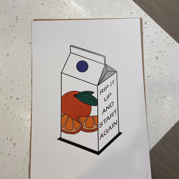 Blur Coffee & TV Britpop Music Art Print. Art for the Home. Home Decor ...