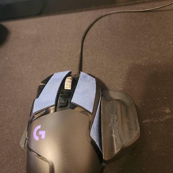 Pinky Rest Adapter, Ergonomic With PTFE Skates for Logitech G502X (all ...