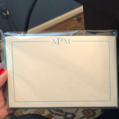 Personalized Monogrammed Stationary Set for Adults Customized - Etsy