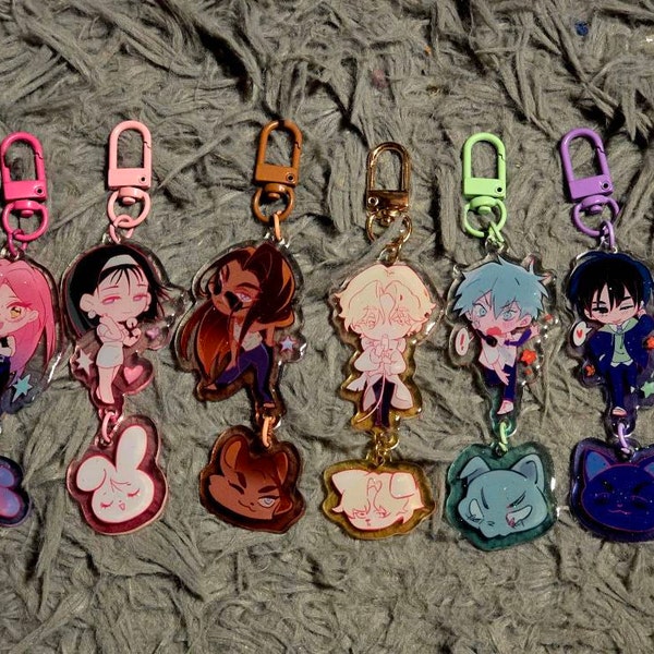 Alien Stage Linked Charms | Ivan | Mizu | Luka | Till | Hyunna | - Etsy