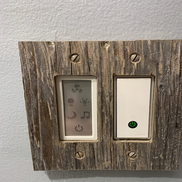 Weathered Wood Outlet Cover, Outlet Cover, Barn Wood, Drift Wood ...