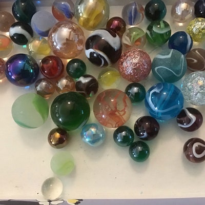 Marbles for Stained Glass Fencing Mix / Color and Size DIY Project ...