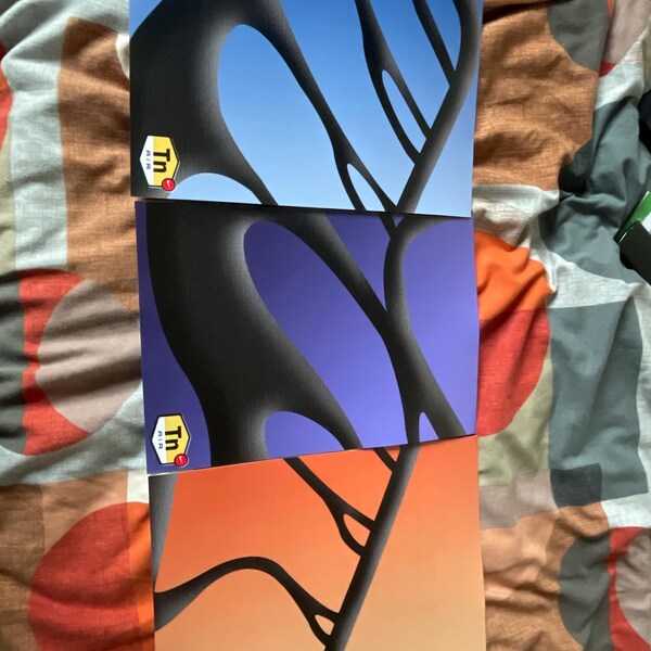 Nike TN Air Max Plus Triplet Collection - X3 Poster Prints - Purple ...