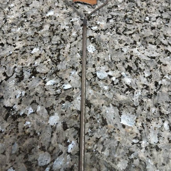 Rusted Metal Plant Sticks Made in the USA - Etsy