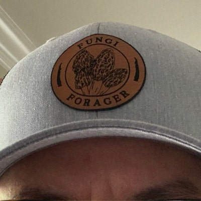 Fungi Forager Mushroom Hunting Hat Morel Mushrooms Mushroom Leather Patch Richardson Hat ...