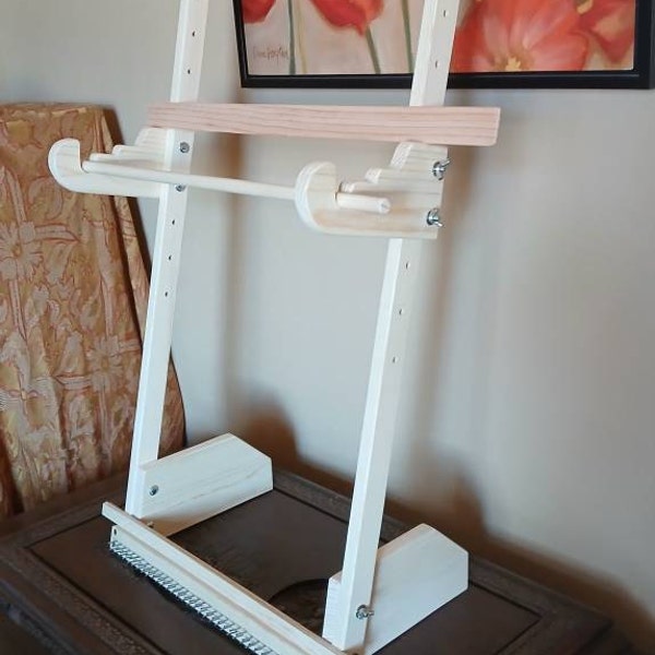 Tall Frame Loom - Table or Floor, Wooden Loom, Tapestry, Do-it-yourself ...