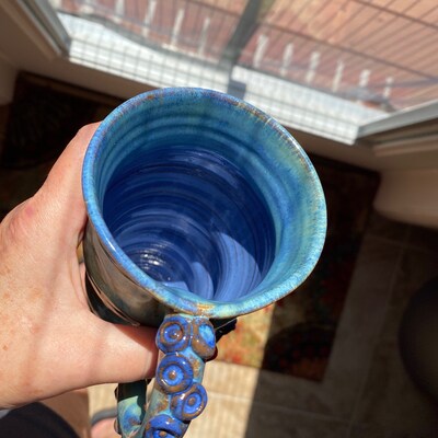 Tentacle Handle Mug Stoneware - Etsy