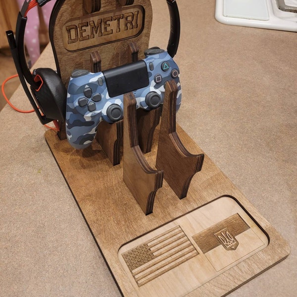 Controller and Headphone Stand, Instant Download File for Laser Cutting ...