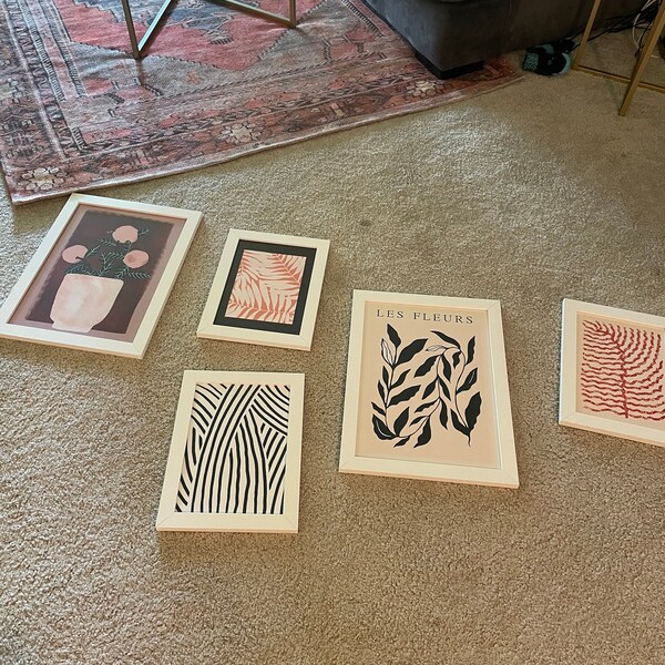 Modern Sleek Black White Rustic Oak Dark Oak Picture Frames Sleek Home ...