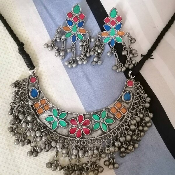 Designer Bridal Long Rani Haar Necklace Set White Pearls Earrings Gold ...