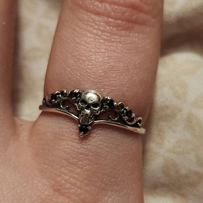 Gothic Steampunk Dracula Silver Ring / Vampire Ring/halloween Ring ...