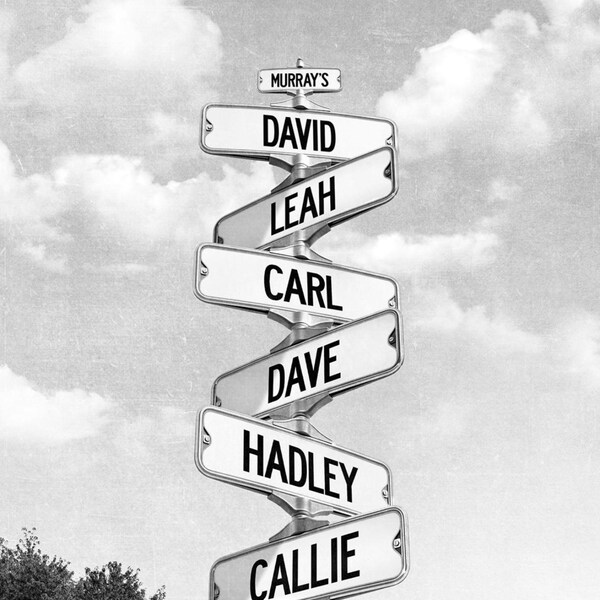 Custom Family Sign for Home on Canvas, Family Gift With New Baby ...