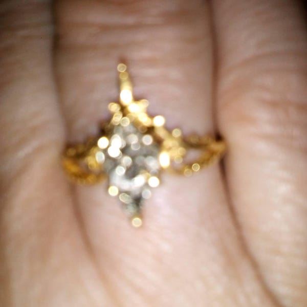 Natural Pyrite Rough Ring Hexagon Sterling Silver Vibration Healing Jewelry Money Ring Pyrite ...