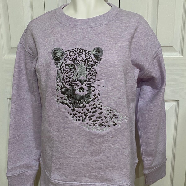 Cheetah Machine Embroidery Design, Leopard Embroidery Pattern, Wild Cat ...