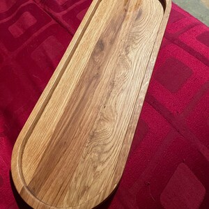 Oak Wood Tray, 9 X 18 Cm. Wooden Desk Tray for Jewelry, Keys, Watch ...