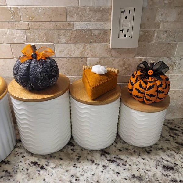 Handmade Fabric Pumpkins: Assorted Halloween Decor - Etsy