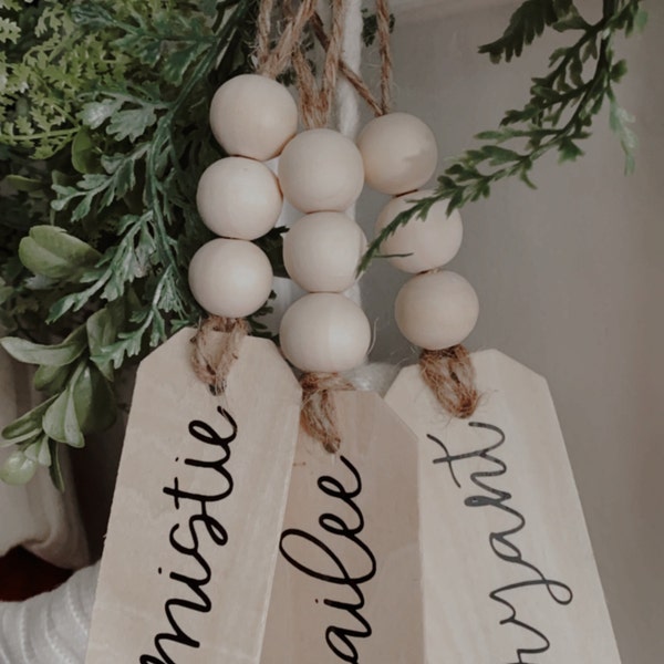 50 Natural Wood Gift Price Tags 3 1/4 Inch - Etsy