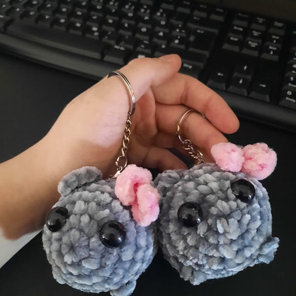 Mini Poisoned Apple,skull Apple Keychain,halloween Amigurumi,creative Gift,crochet Keychain ...