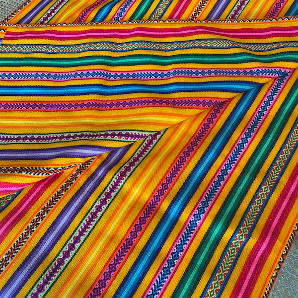 Aguayo Authentic Manta Peruvian Fabric, Inca Design Blanket , Artisan ...