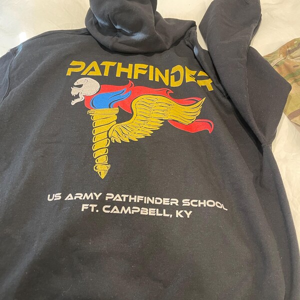 Retro US Army Pathfinder Airborne Military Tee Shirt 60's -80's Style ...