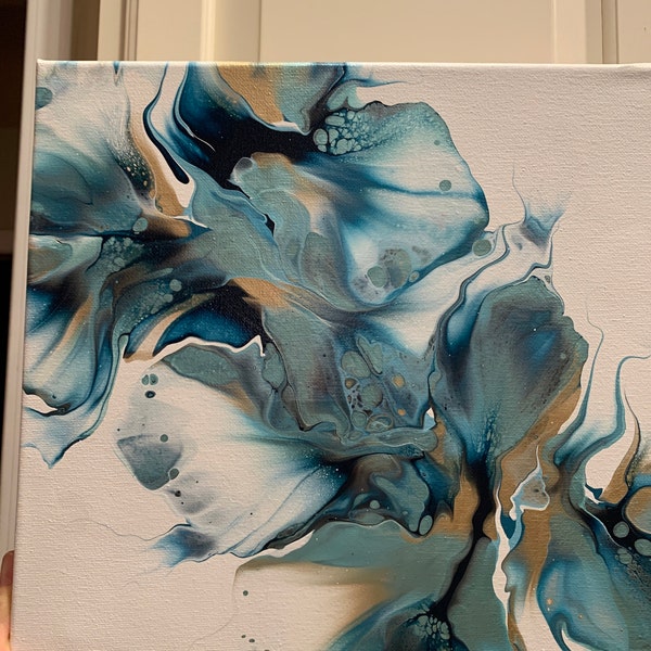 Original Acrylic Dutch Pour Painting, Abstract Fluid Art, Wall Art on ...