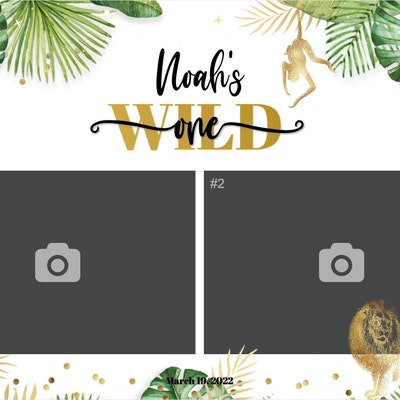 Vintage Gold African Animals Clipart, Antique Safari Illustrations, Png ...