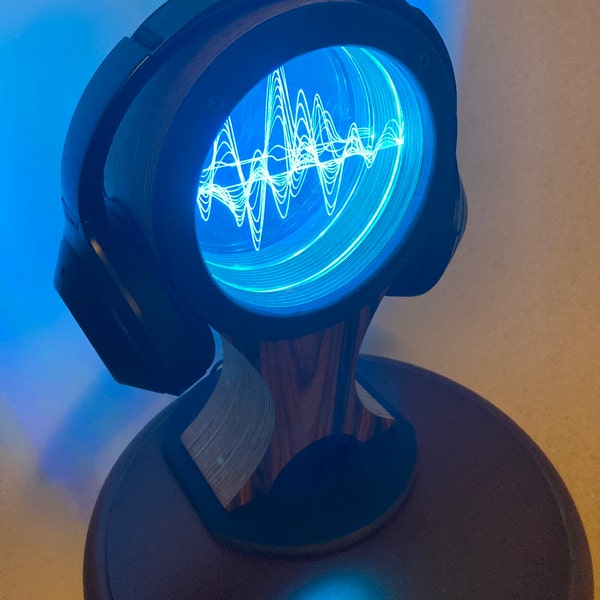 LED Headphone Stand, Holder, or Hanger With Color Changing Lights. A ...