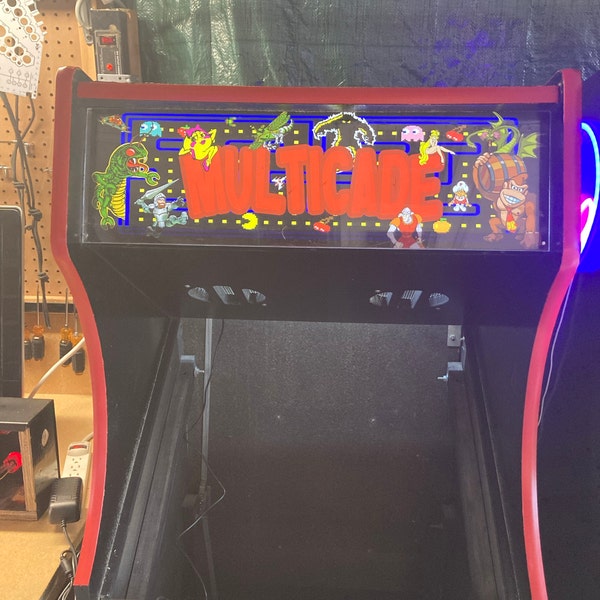 Mame Arcade Multicade Marquee for Reproduction Header/backlit Sign - Etsy