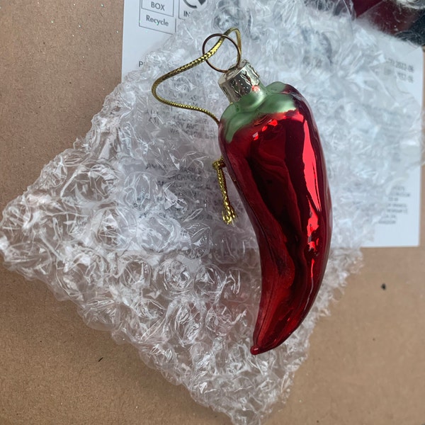 Red Green Mexican Chilli Pepper Christmas Tree Decoration - Festive ...