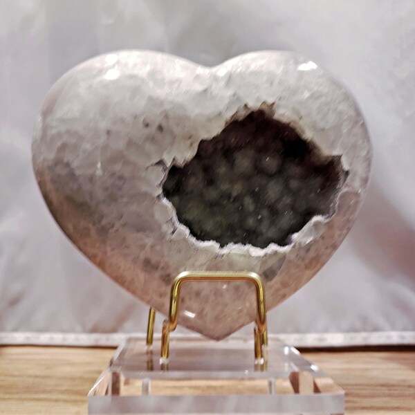 Crystal Display Stand With Acrylic Base for Crystals, Minerals ...