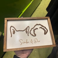 Wooden Family Xmas Sign, Personalized Name, Christmas Decor Sign ...