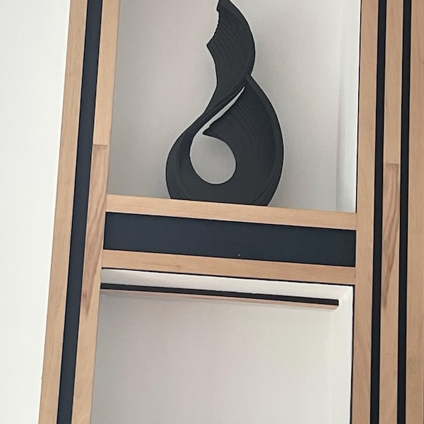 Architectural Wood Sculpture With Parametric Form, Organic Modern ...