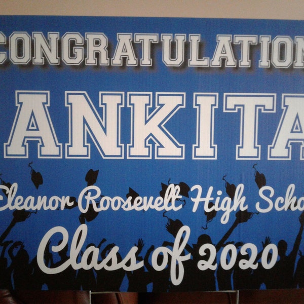 Graduation Lawn Sign Custom Personalized Graduation Yard Sign Choose ...