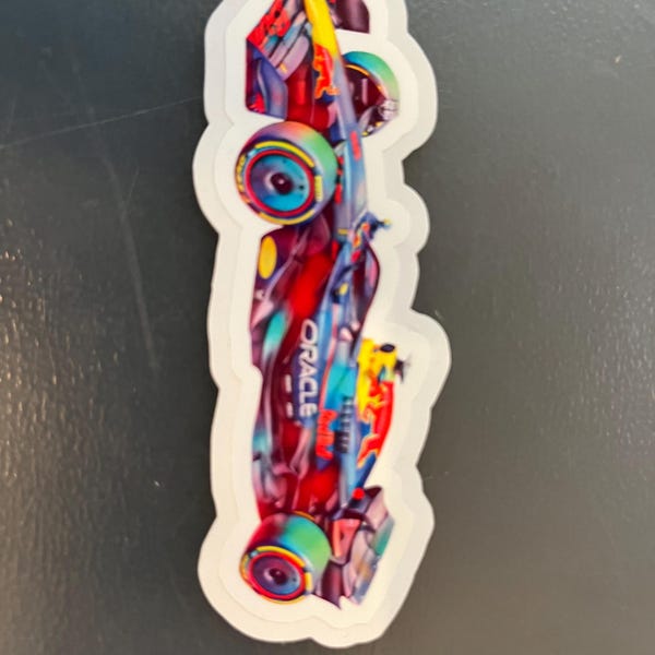 Ferrari F1 Car Sticker - Etsy