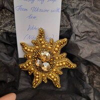 Embroidered UFO, Alien Brooch, Beaded Brooch, Flying Object, Alien ...