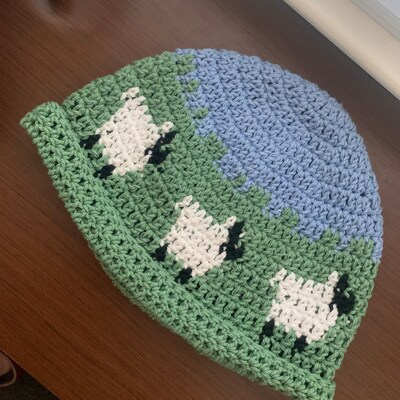 PATTERN Crochet Sheep Hat - Etsy