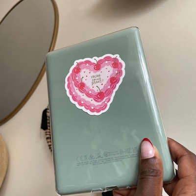 Heart Cake Sticker, Heart Cake Illustration Sticker, Heart Cake, Cake ...