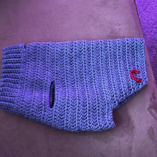 Ledger Sweater CROCHET Pattern - Beginner Friendly Sweater for Dogs in ...