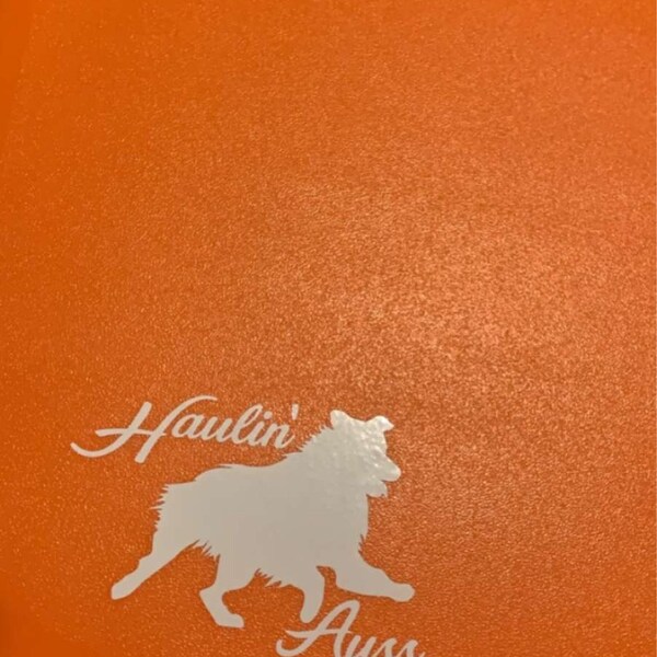 Haulin' Auss Decal - Hauling Auss - Australian Shepherd - Aussie Vinyl ...