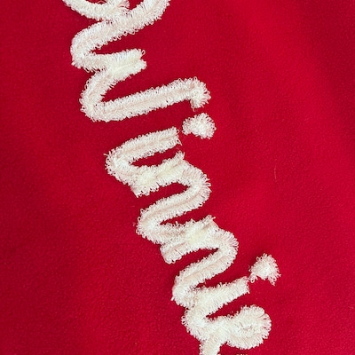 Big Fringe Extra Fluff Fringed FONT Alphabet Letters Machine Embroidery ...