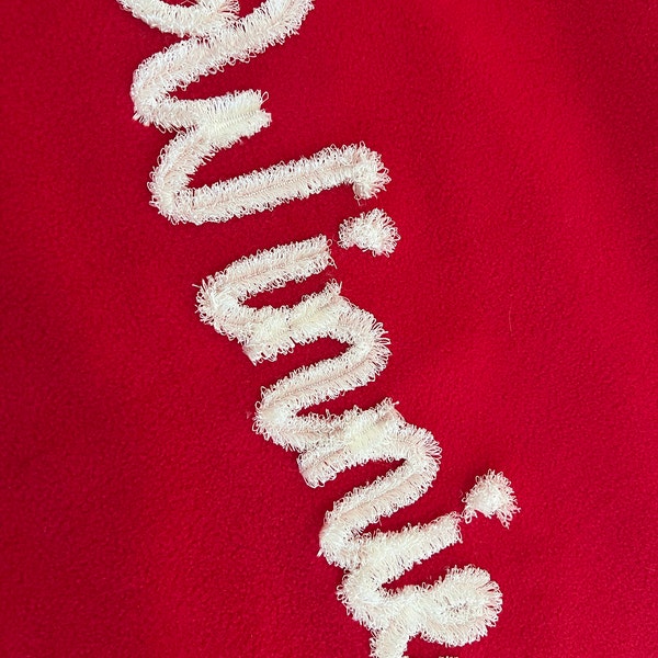 Big Fringe Extra Fluff! Fringed FONT Alphabet Letters Machine ...