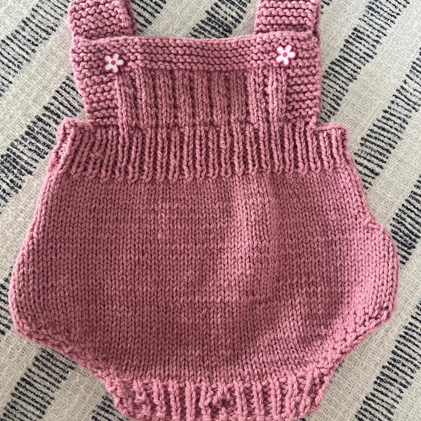 Strawberry Overalls Knitting Pattern Set |baby Romper Knitting Pattern ...
