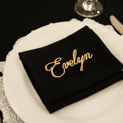 Wooden Place Names Settings Wedding Names Wedding - Etsy