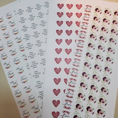 108 Today I Marry My Best Friend Wedding Favors for Kisses Stickers ...